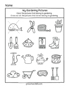 preschool-gardening-activity-sheets-3p | Preschool365