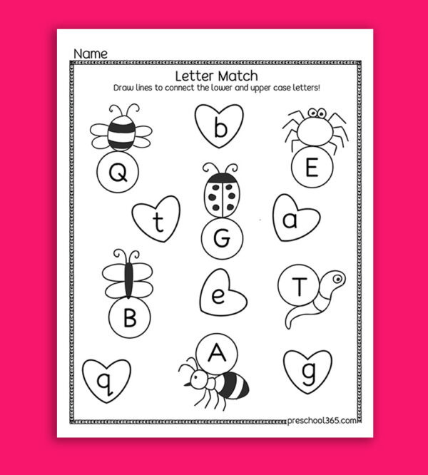 Little Hearts Valentine's Theme Preschool Packet (23-Page Activity Pack)