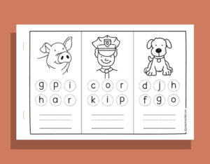 My 3-letter Word Book (Beginning, Middle & Ending Sounds + CVC)