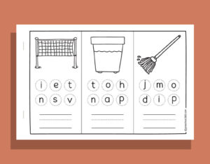 My 3-letter Word Book (Beginning, Middle & Ending Sounds + CVC)