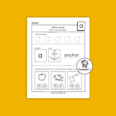 My Fun Letter-Sound Book (Letter-tracing, sounding, and identification ...