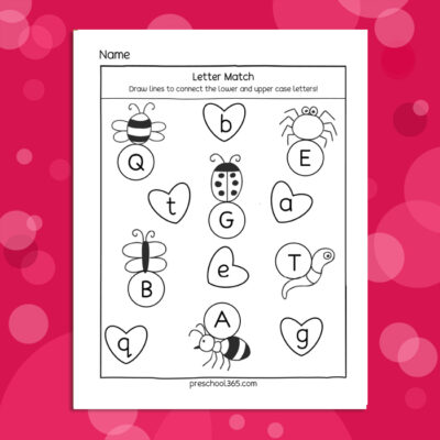 Little Hearts Valentine's Theme Packet (22-Page Activity Pack)