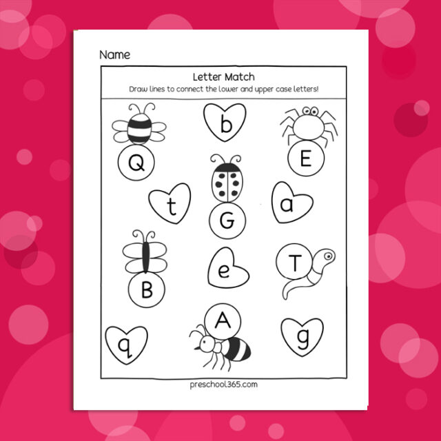 Little Hearts Valentine's Theme Packet (22-Page Activity Pack)
