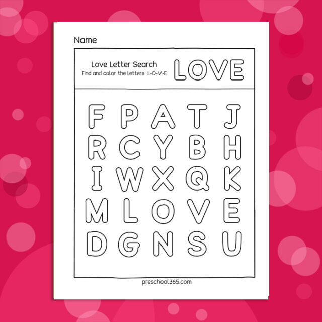 Little Hearts Valentine's Theme Packet (22-Page Activity Pack)