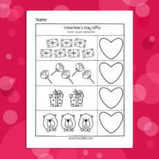Little Hearts Valentine's Theme Packet (22-Page Activity Pack)