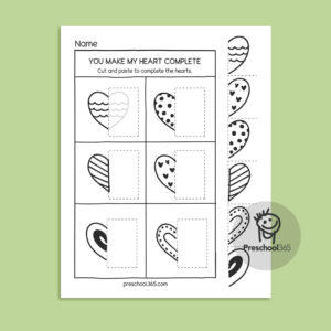 preschool-valentines-day-activity-sheets-preview5 | Preschool365