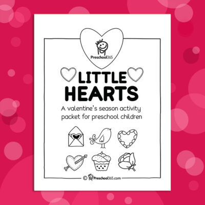 Little Hearts Valentine's Theme Packet (22-Page Activity Pack)