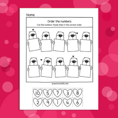 Little Hearts Valentine's Theme Packet (22-Page Activity Pack)