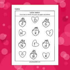 Little Hearts Valentine's Theme Packet (22-Page Activity Pack)