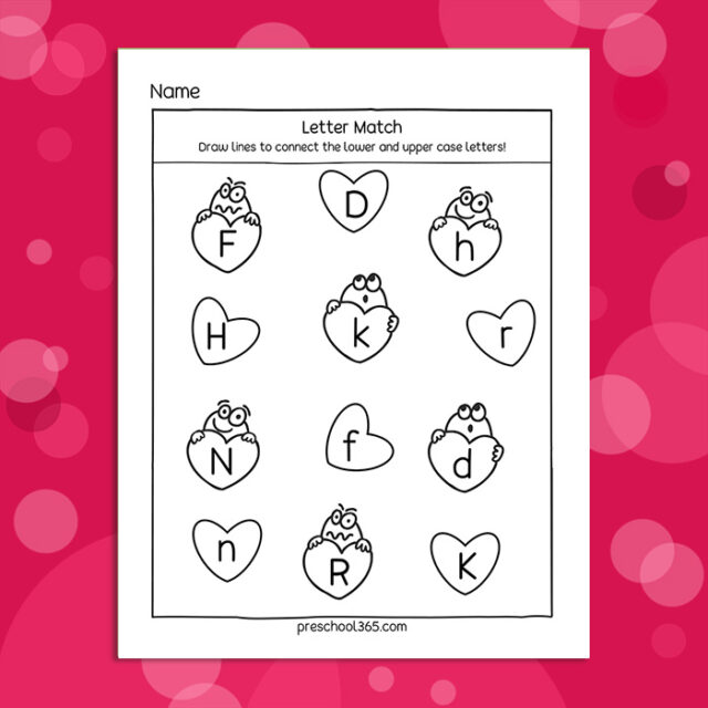 Little Hearts Valentine's Theme Packet (22-Page Activity Pack)
