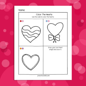 Little Hearts Valentine's Theme Packet (22-Page Activity Pack)
