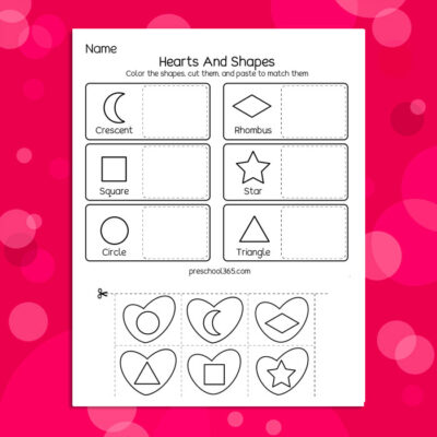 Little Hearts Valentine's Theme Packet (22-Page Activity Pack)