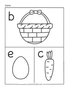 Easter Theme Activity Worksheets for preschoo kids