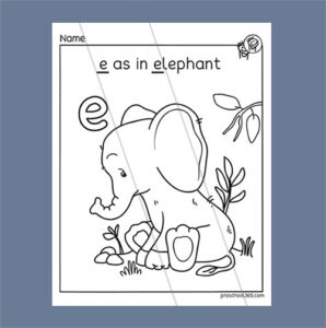 Lowercase Letter Sounds Coloring Packet (2-4year olds)