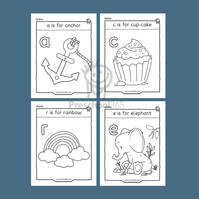 lower-case-letter-sounds-coloring-activities-preview1 | Preschool365
