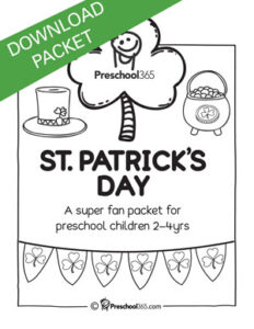 Free and quality St. Patrick's Day Activity Preschool Activity Sheets