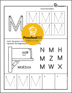 Uppercase Letter Tracing Activity Packet 2-5yr oldsPreschool365