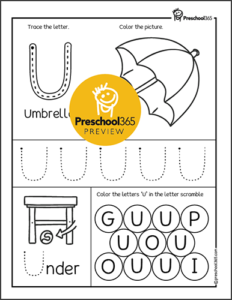 Uppercase Letter Tracing Activity Packet 2-5yr oldsPreschool365