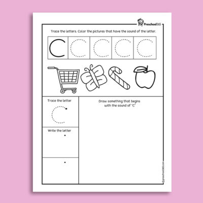 Uppercase Letter Tracing Activity Packet 2-5yr oldsPreschool365
