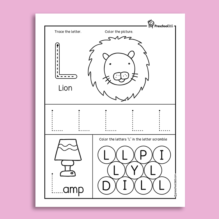 Uppercase Letter Tracing Activity Packet 2-5yr oldsPreschool365