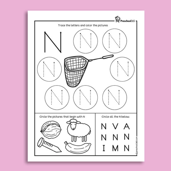 Uppercase Letter Tracing Activity Packet 2-5yr oldsPreschool365