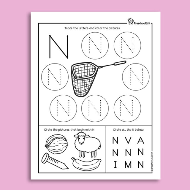 Uppercase Letter Tracing Activity Packet 2-5yr oldsPreschool365