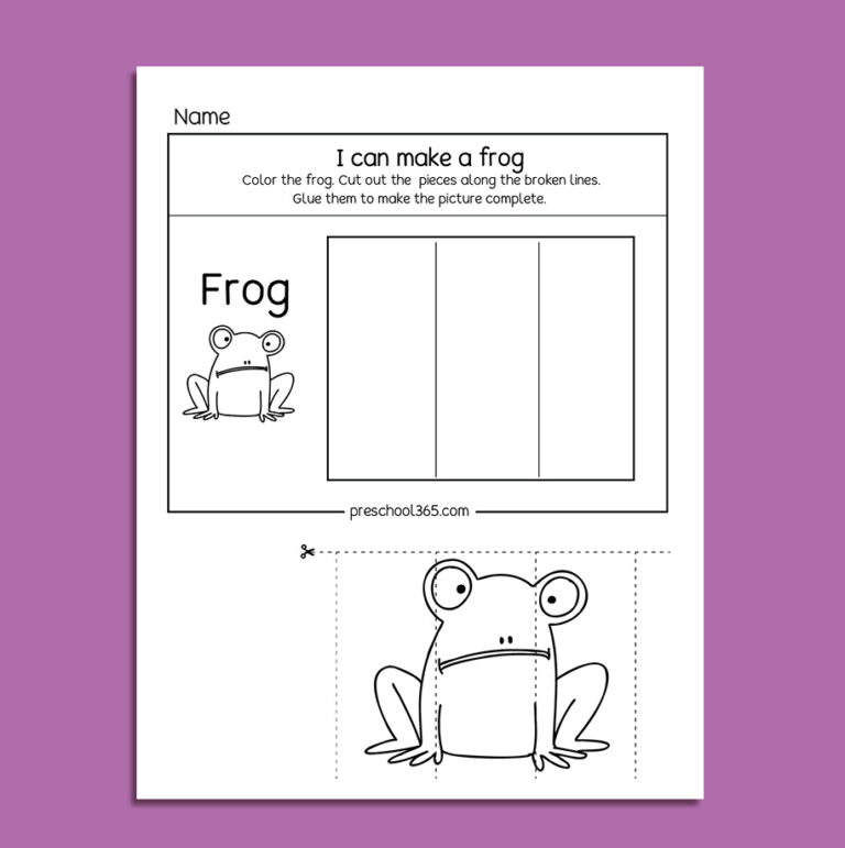 Preschool Sequence Activity Packet for 2-4yr-olds