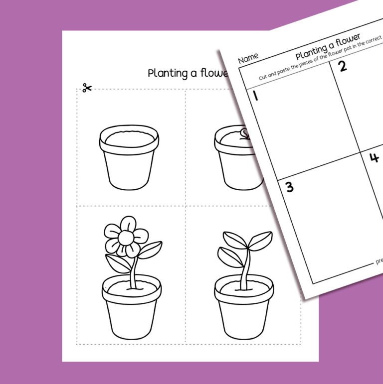 Preschool Sequence Activity Packet for 2-4yr-olds
