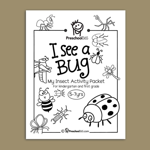 I See A Bug Science Activity Packet (14pages). Great packet for insects.
