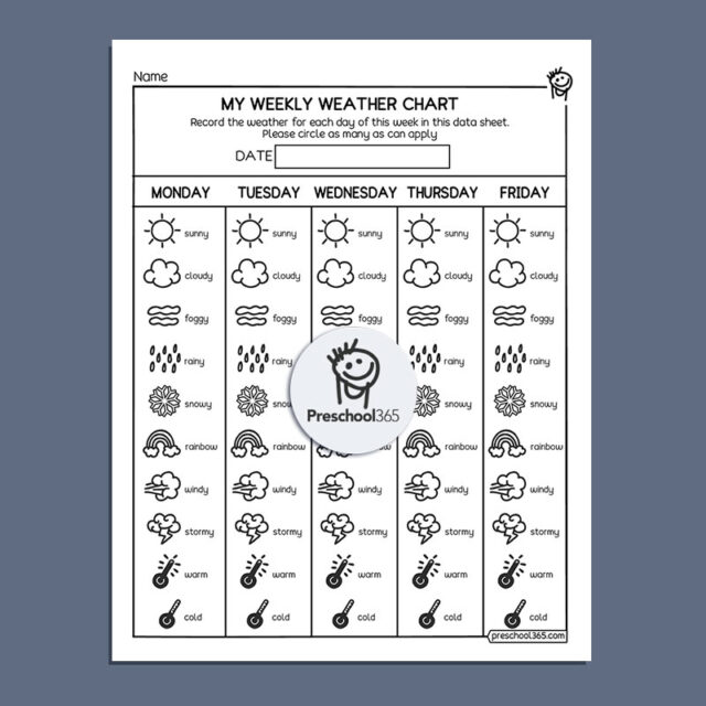 The-Weather-Science-Activity-Packet-Kindergarten-First-Grade-preview10 ...