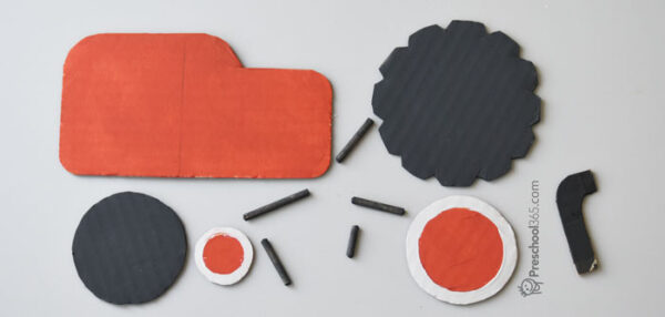 Here is a cute Farm Tractor Craft for preschool and PreK children