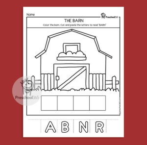 My Farm Animals Preschool Activity Packet (24 activities)