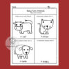 My Farm Animals Preschool Activity Packet (18pages)