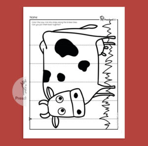My Farm Animals Preschool Activity Packet (21 activities)