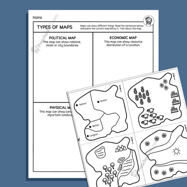 A Big World Kindergarten Geography Activity Packet (25pages)