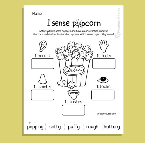 My Five Super Senses Activity Pack (18 activities)