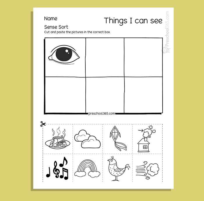 Senses Cut And Paste