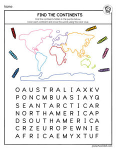 It's a big world fun geography activities for kindergarten and first ...