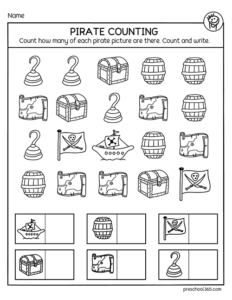 pirate-counting-preschool-printables-07 | Preschool365