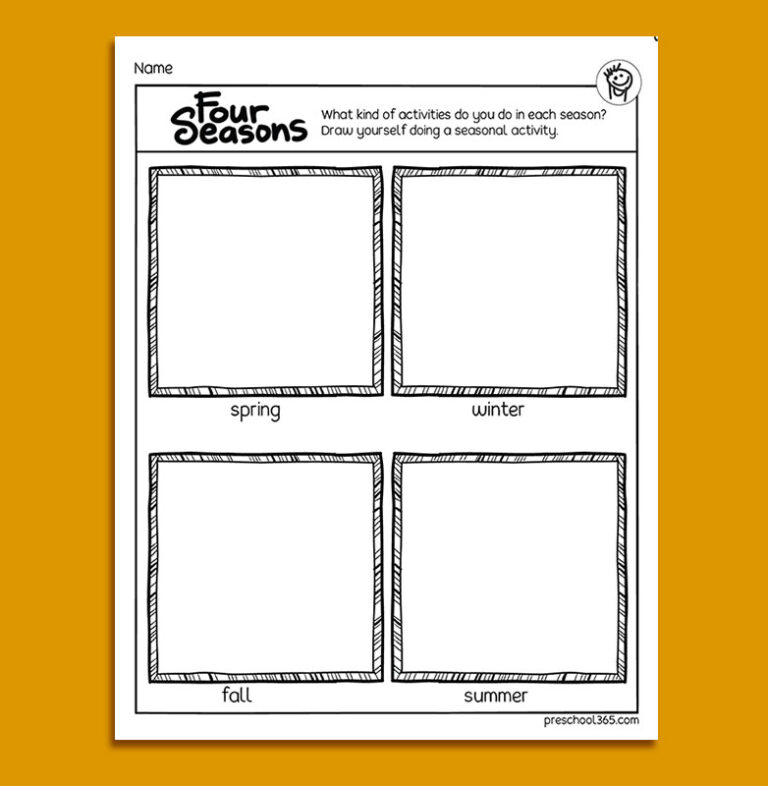 Seasons and Colors 14 Activities for 5-7year-olds