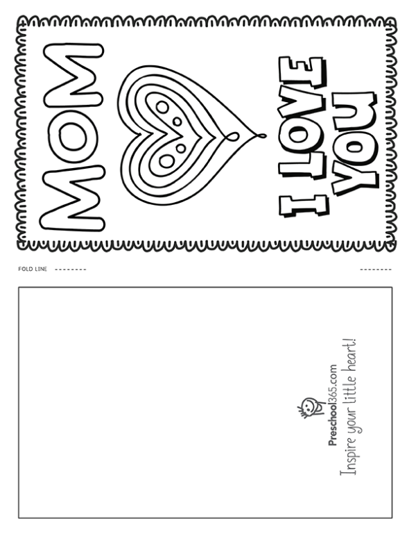 Free Happy Mother's Day Activities for preschool kids