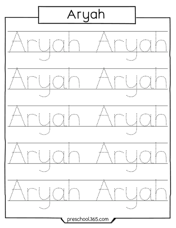 ROMAN MASON LAKYN ITZAYANA D'ANIQUE CATHERINE ARYAH AIKEN NAME TRACING ...