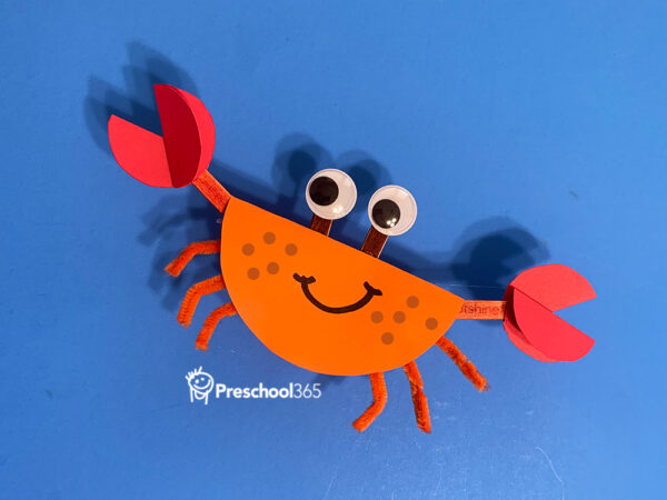 Fun-paper-crab-craft-for-kids | Preschool365