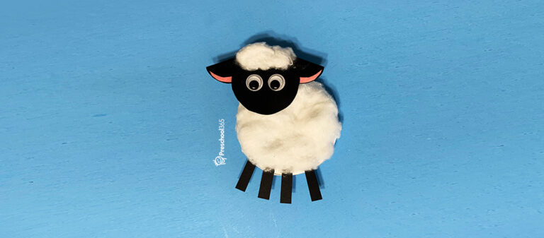 How-To-Make-A-Cute-Paper-Sheep-Craft-For-Children-1 | Preschool365