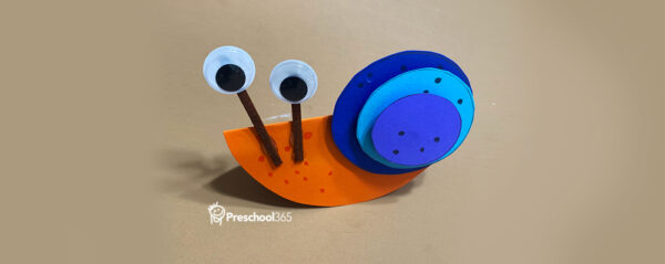 How to make a simple paper snail craft