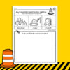 Construction Theme Activity Packet for 4-7yr-old