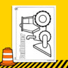 Construction Theme Activity Packet for 4-7yr-old
