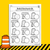 Construction Theme Activity Packet for 4-7yr-old