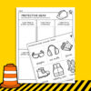 Construction Theme Activity Packet for 4-7yr-old