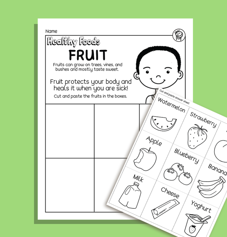 The 5 Healthy Food Groups Activity 5-7yr-olds | Preschool365